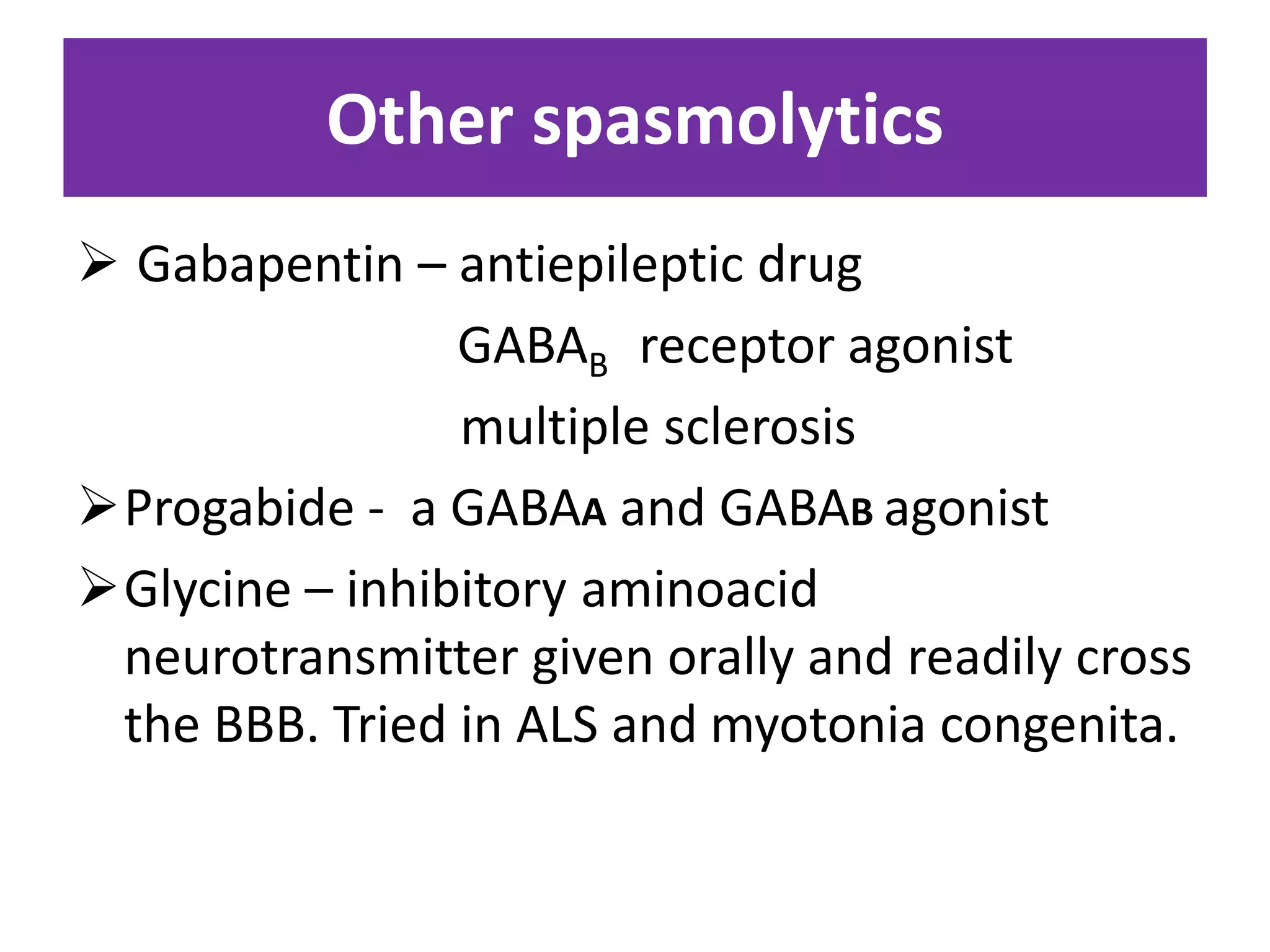 Centrally acting smr | PPTX