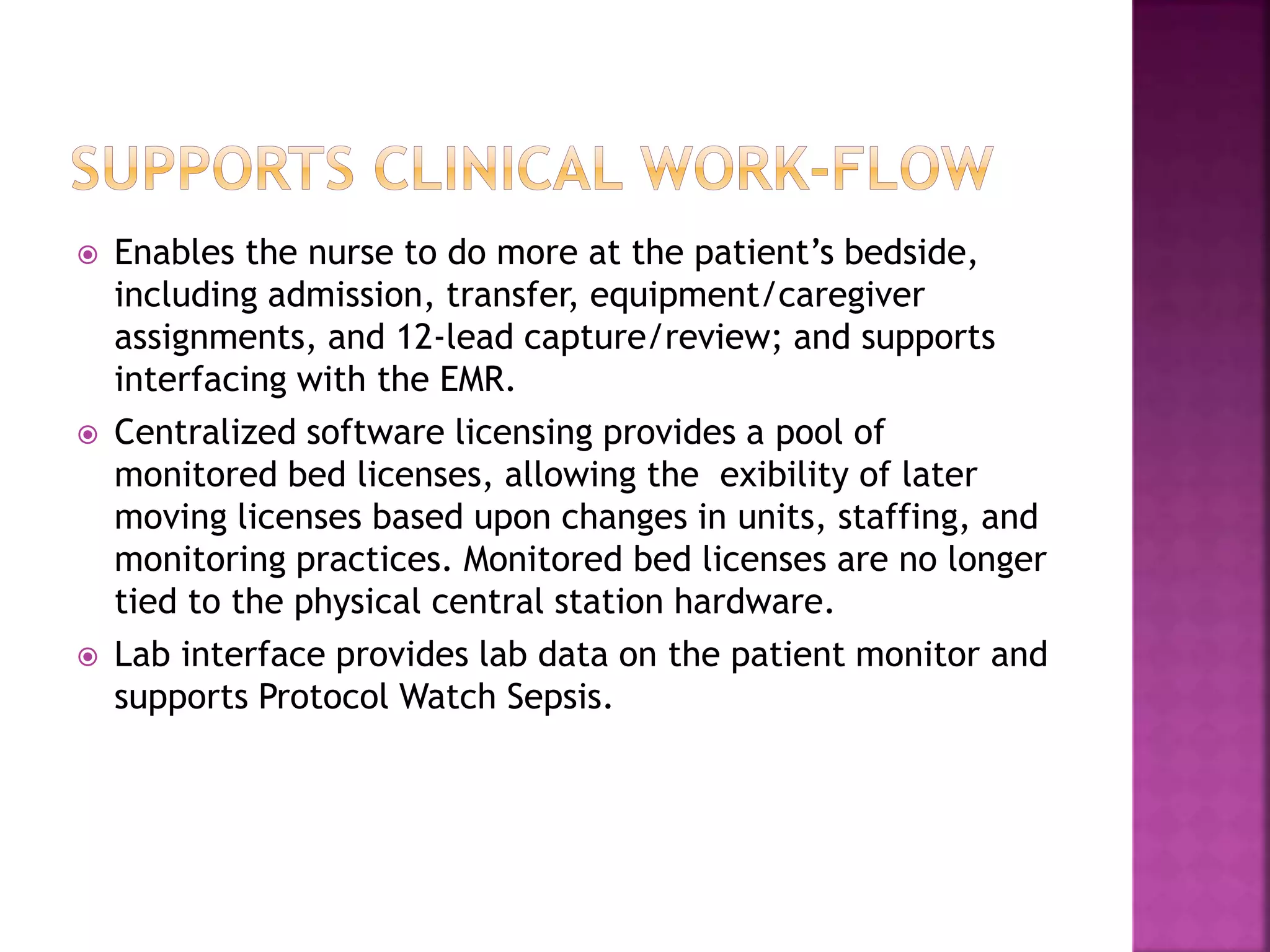 Central monitoring system in healthcare | PPTX