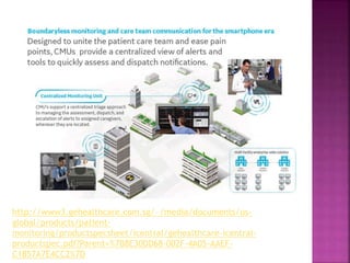 Central monitoring system in healthcare | PPTX