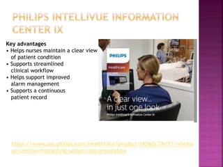 Central monitoring system in healthcare | PPTX