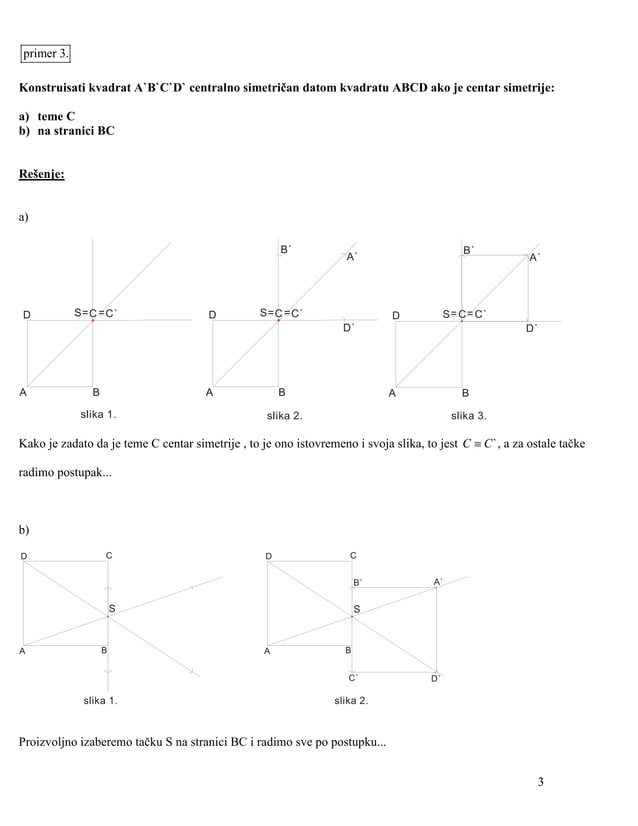 Centralna simetrija | PDF