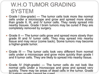 Central nervous system tumors | PPTX