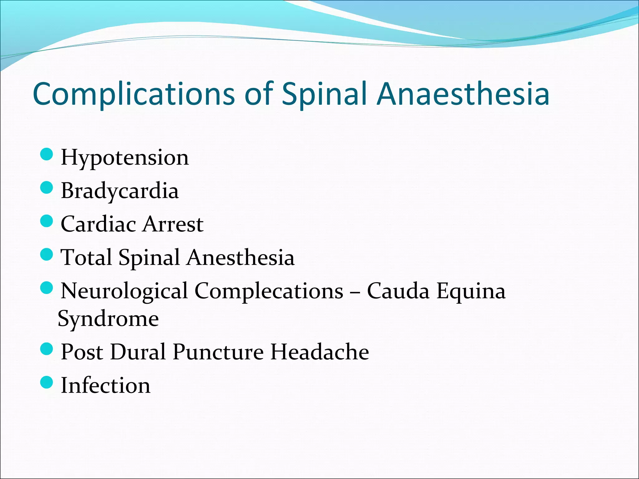 Central neuroaxial blockade | PPT