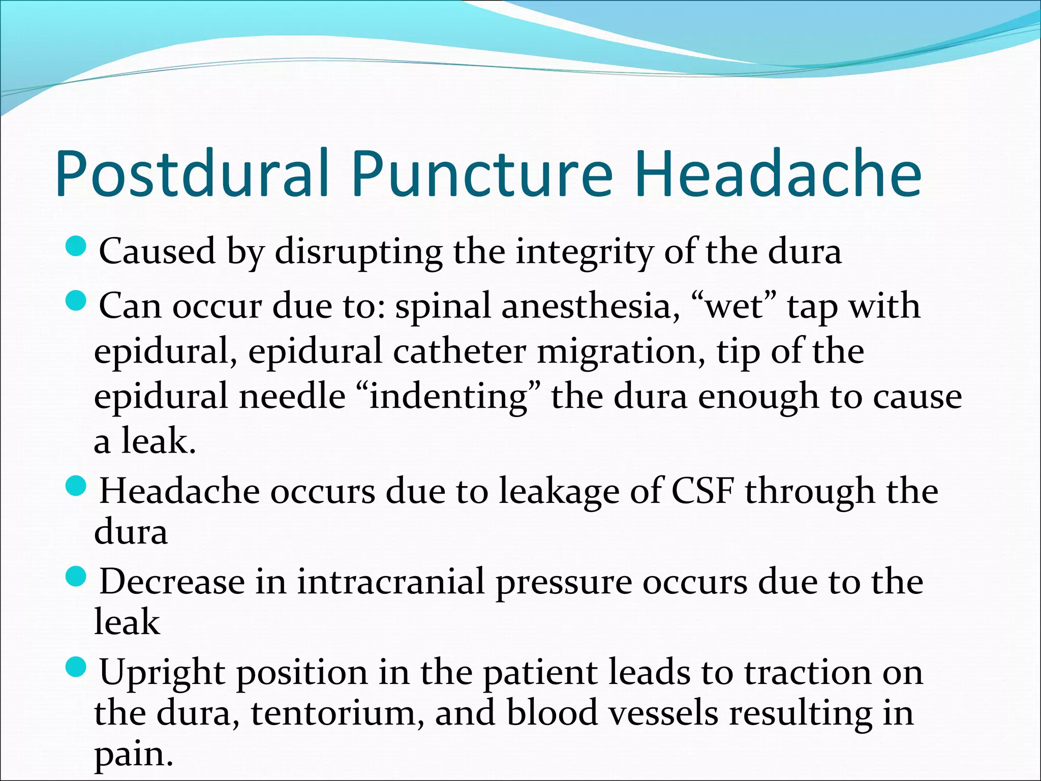 Central neuroaxial blockade | PPT