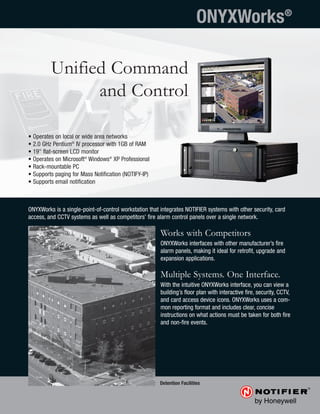 Central Notifier Série Onyx | PDF