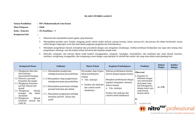 centralpendidikan.com Silabus Kelas 9 SEM 1.pdf