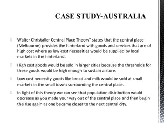Central Place Theory | PPT