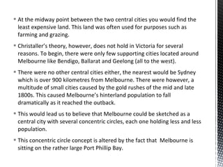 Central Place Theory | PPT