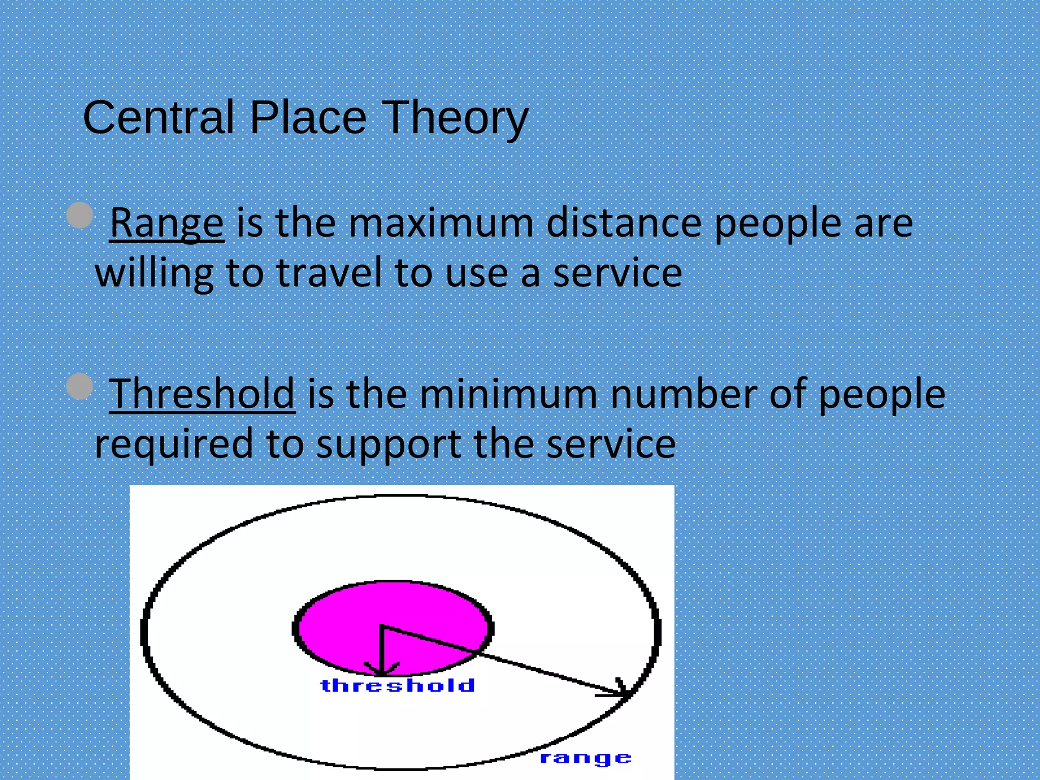 Central place theory | PPT