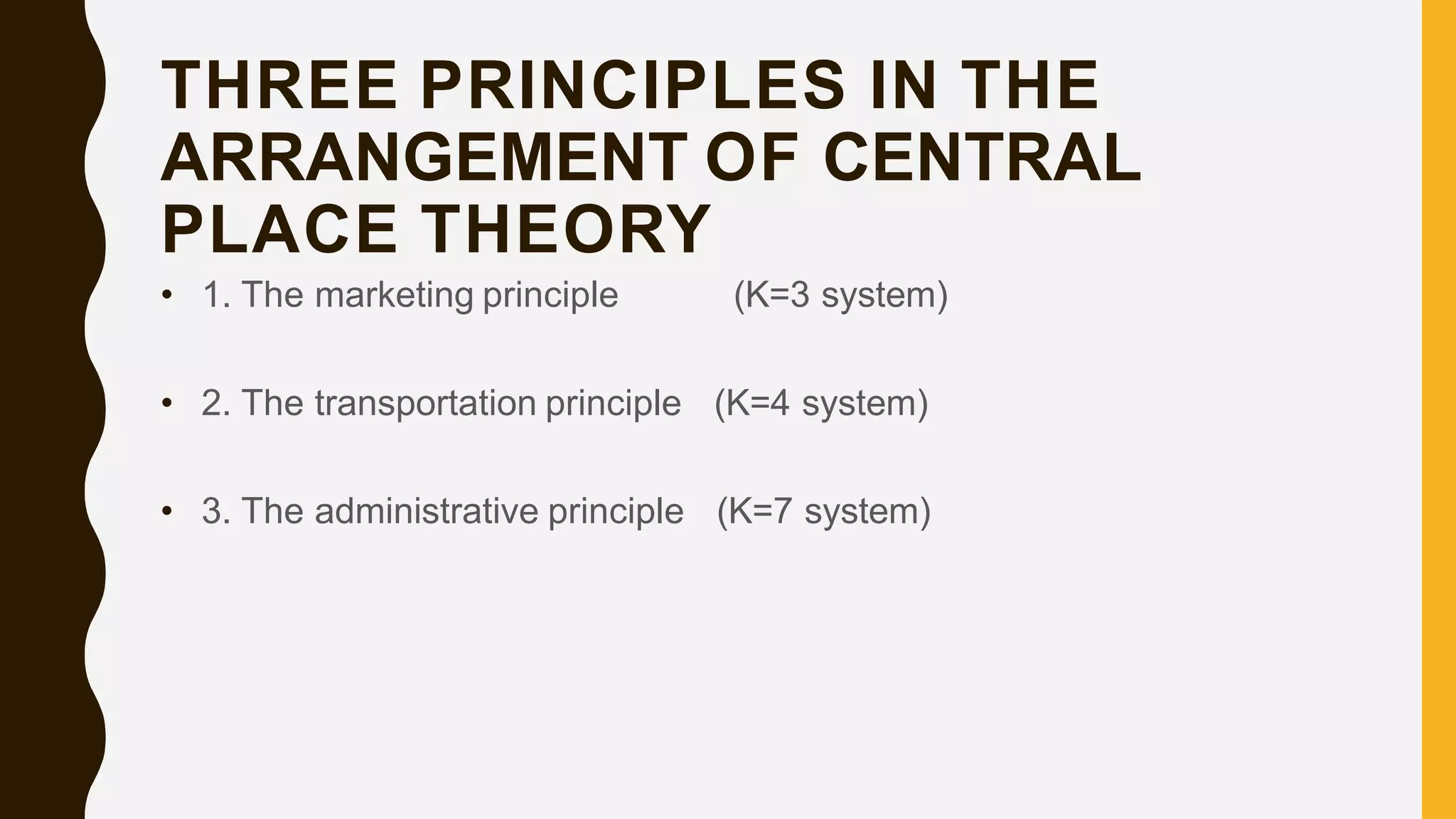 Central place theory | PPTX