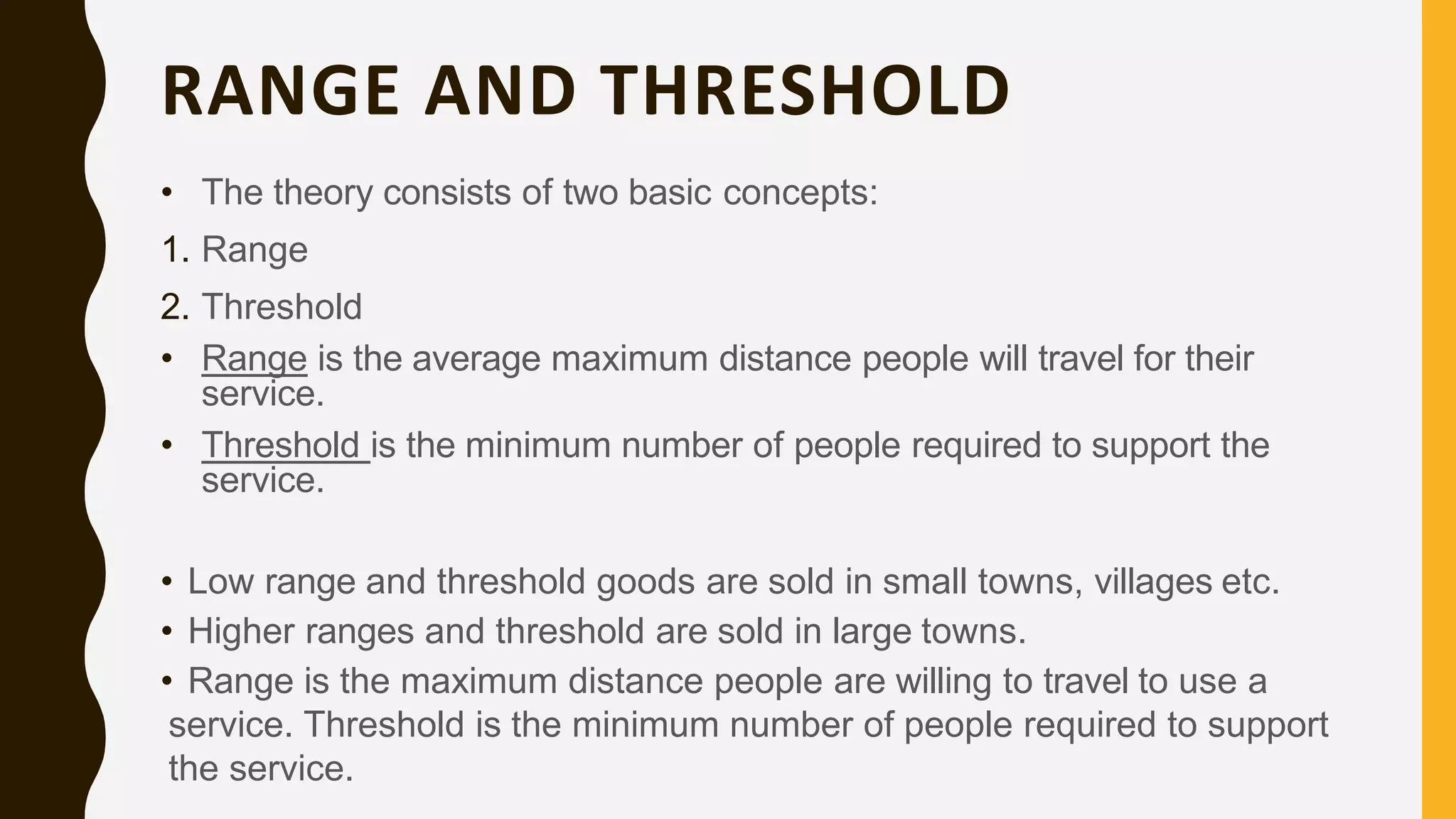 Central place theory | PPTX
