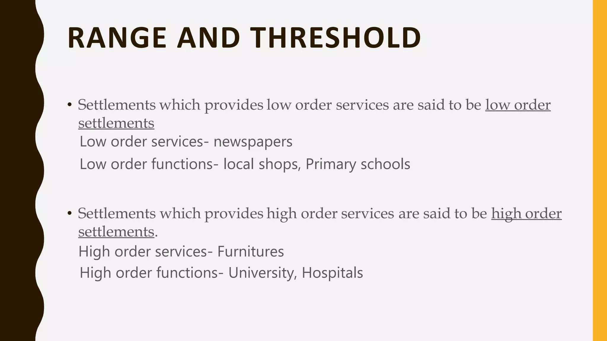 Central place theory | PPTX