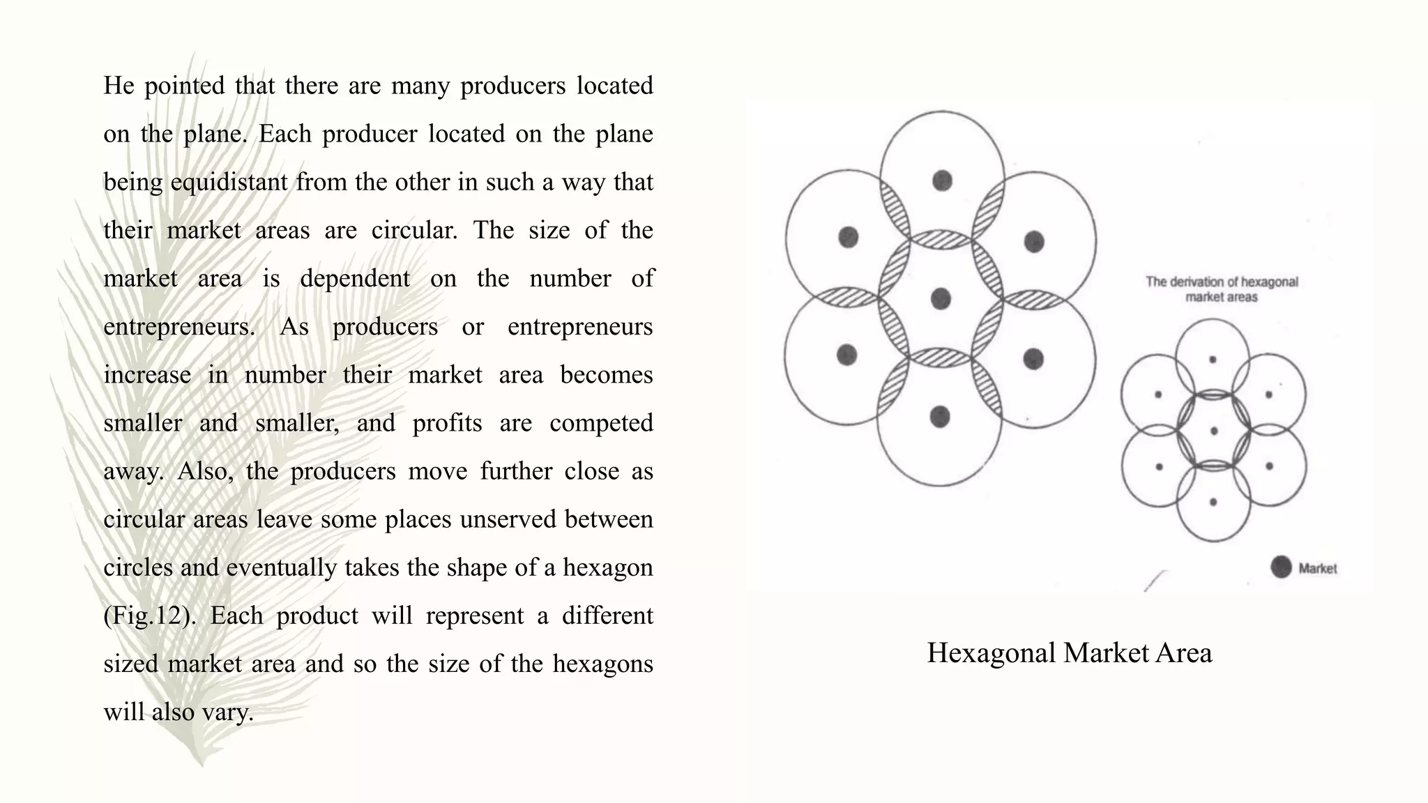 Central place theory of august losch | PPTX
