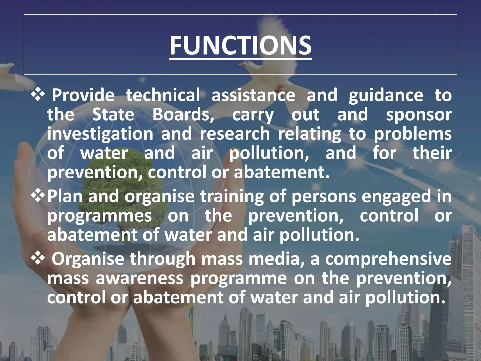 Central pollution control board | PPTX
