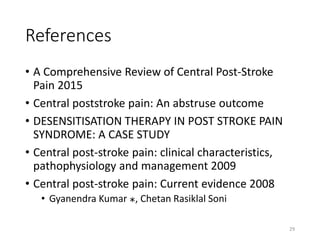 Central Post Stroke Pain.ppt