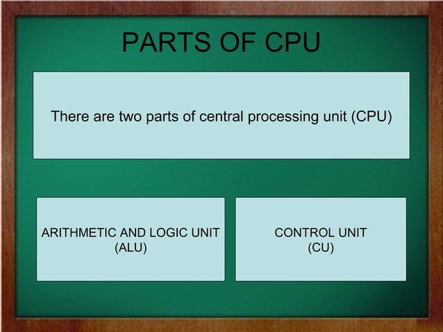 Central processing unit | PPT
