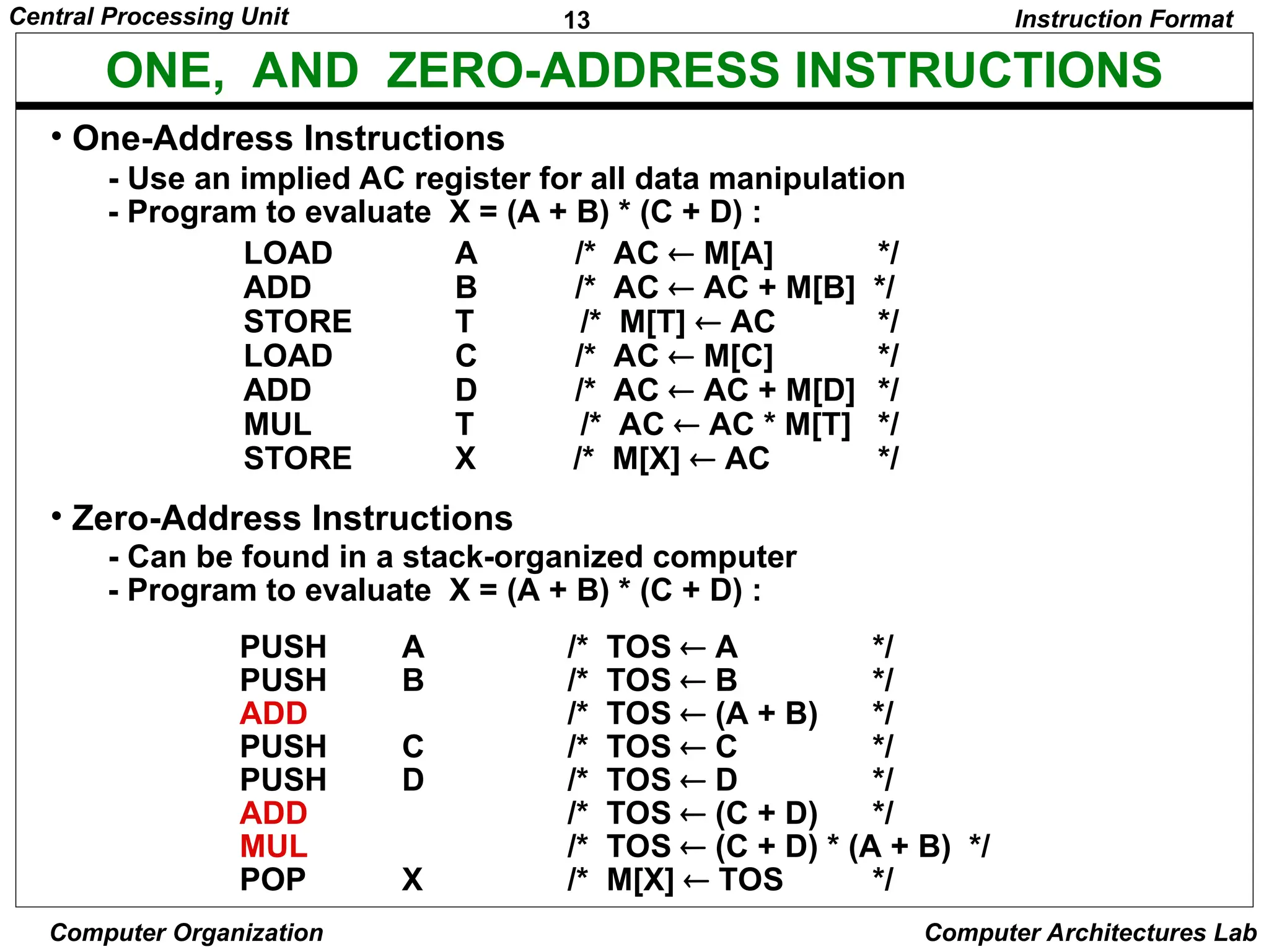 Central Processing Unit_Computer Organization.ppt | Operating Systems ...
