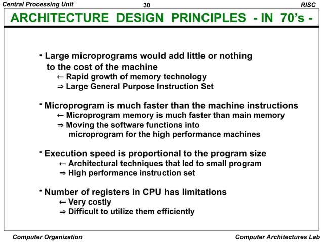 Central Processing Unit_Computer Organization.ppt | Operating Systems | Computer Software and ...
