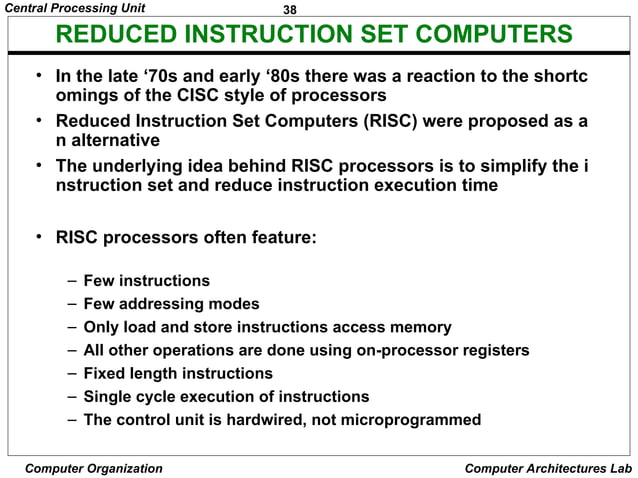 Central Processing Unit_Computer Organization.ppt | Operating Systems ...