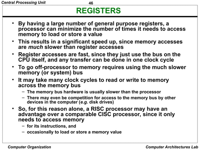 Central Processing Unit_Computer Organization.ppt | Operating Systems ...