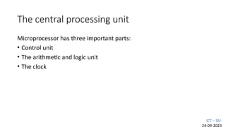 Central processing unit ICT computer science | PPTX