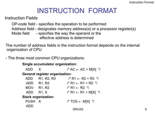 Central processing unit and stack organization r013 | PPT