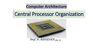 Central processor organization | PDF