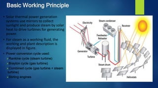 Central receiver power system | PPTX | Power and Energy Industry ...