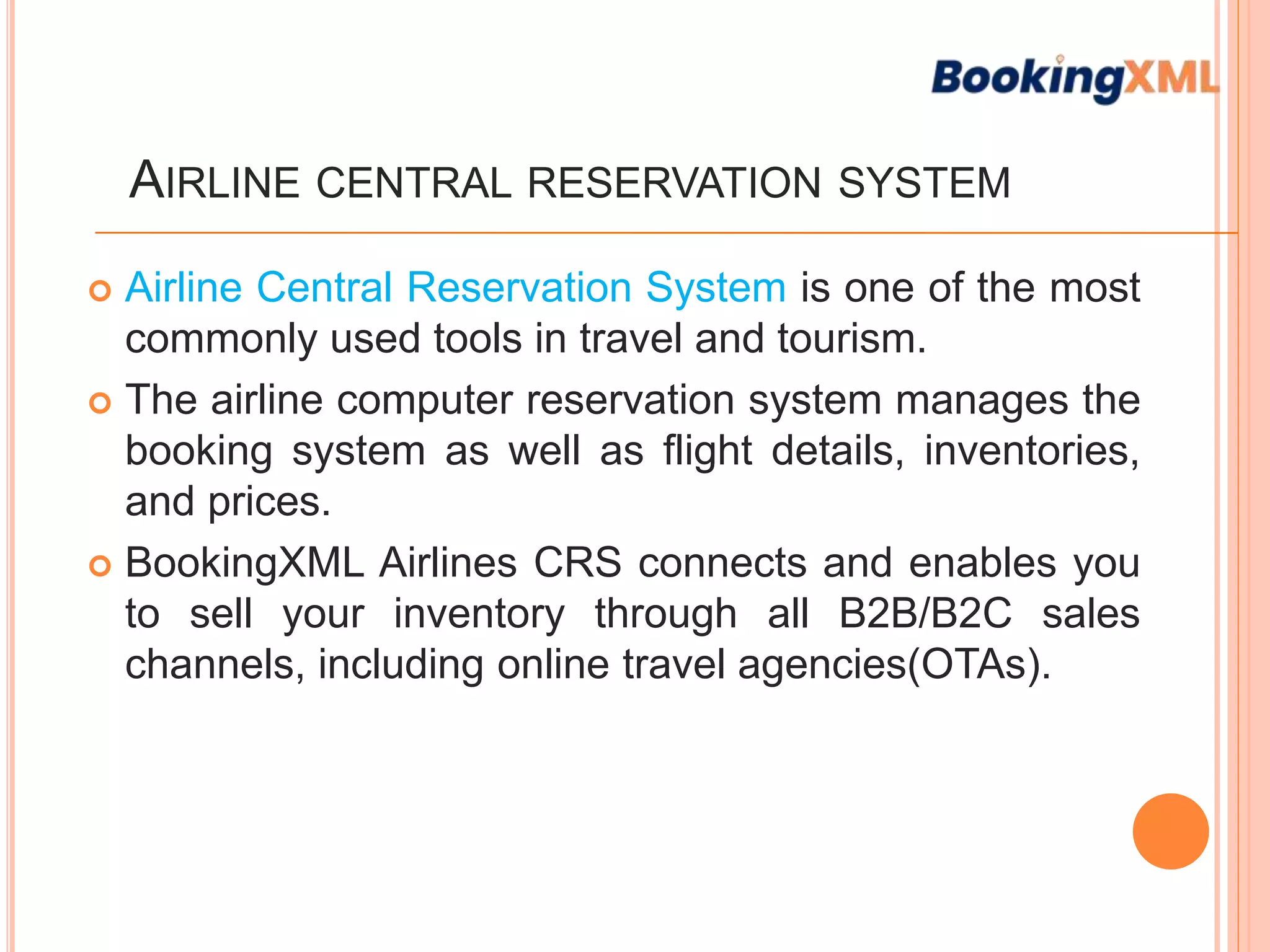 Central reservation system | PPTX