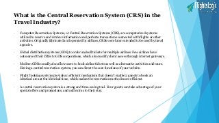 Central Reservation System | PPT