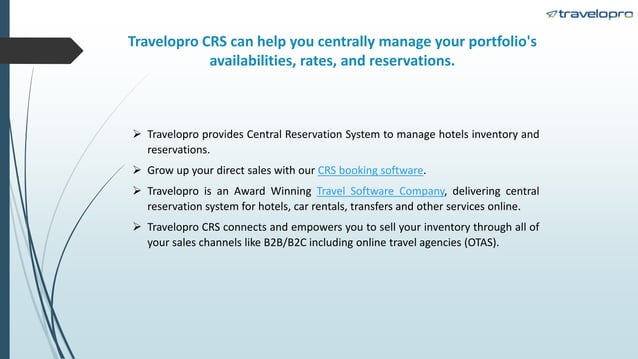 Central Reservation System | CRS Hotel.pptx