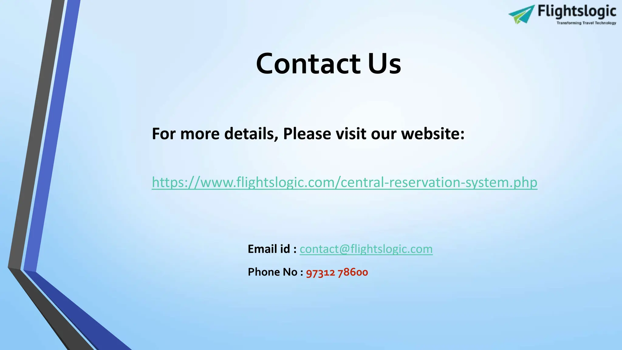 Central Reservation System | CRS System | PPT