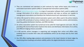 Central Reservation System | CRS System | PPT