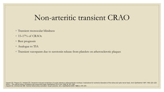 Central Retinal Artery Occlusion | PPTX