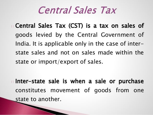 Central Sales Tax central-sales-tax
