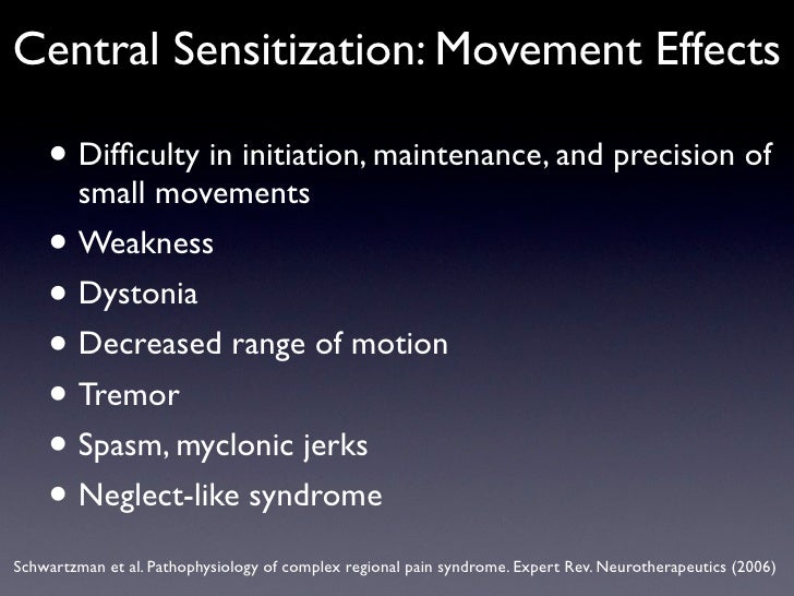 Central Sensitization In Chronic Pain