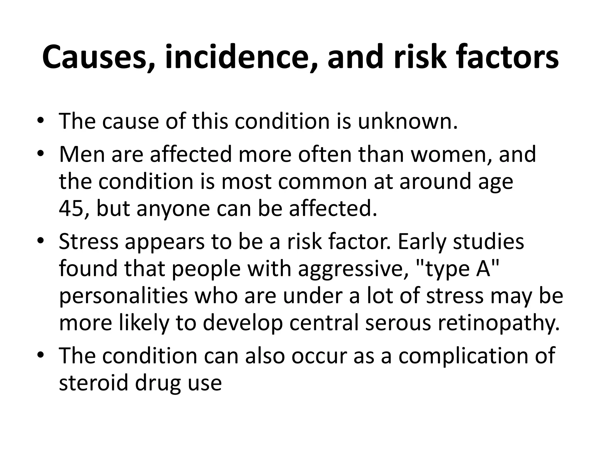Central serous choroidopathy | PPTX