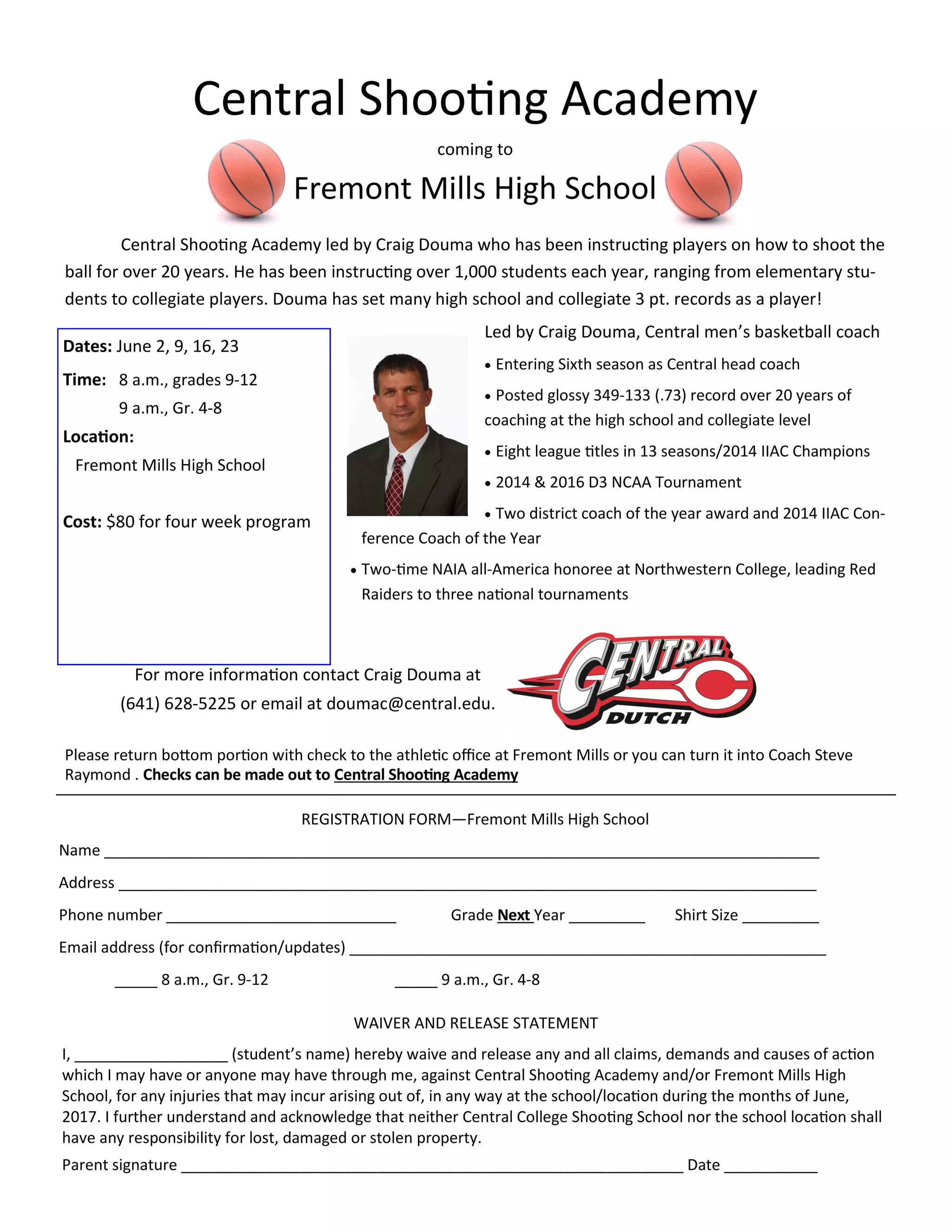 Central shooting academy flyer | PDF