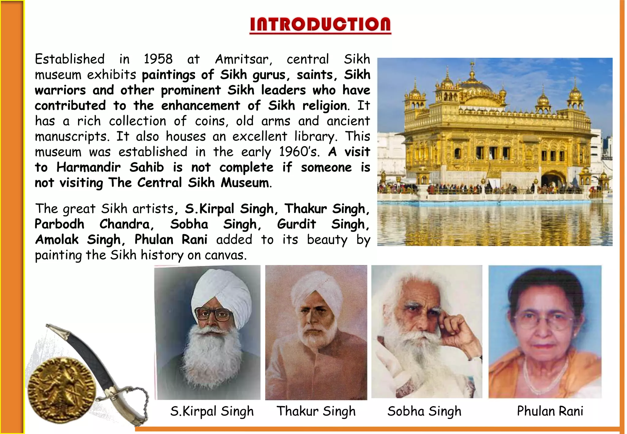 Central sikh museum | PPT