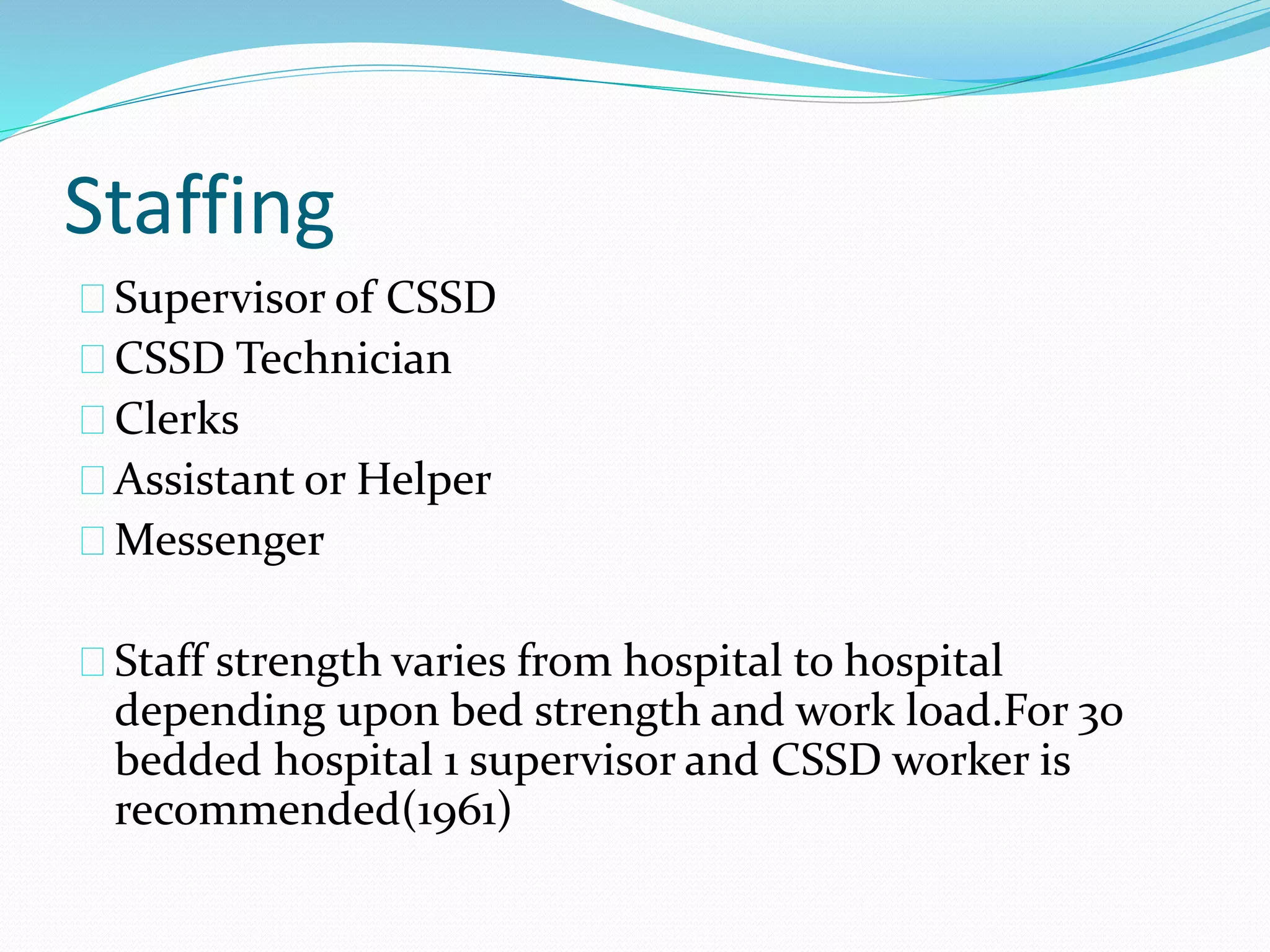 Central sterile supply department | PPTX