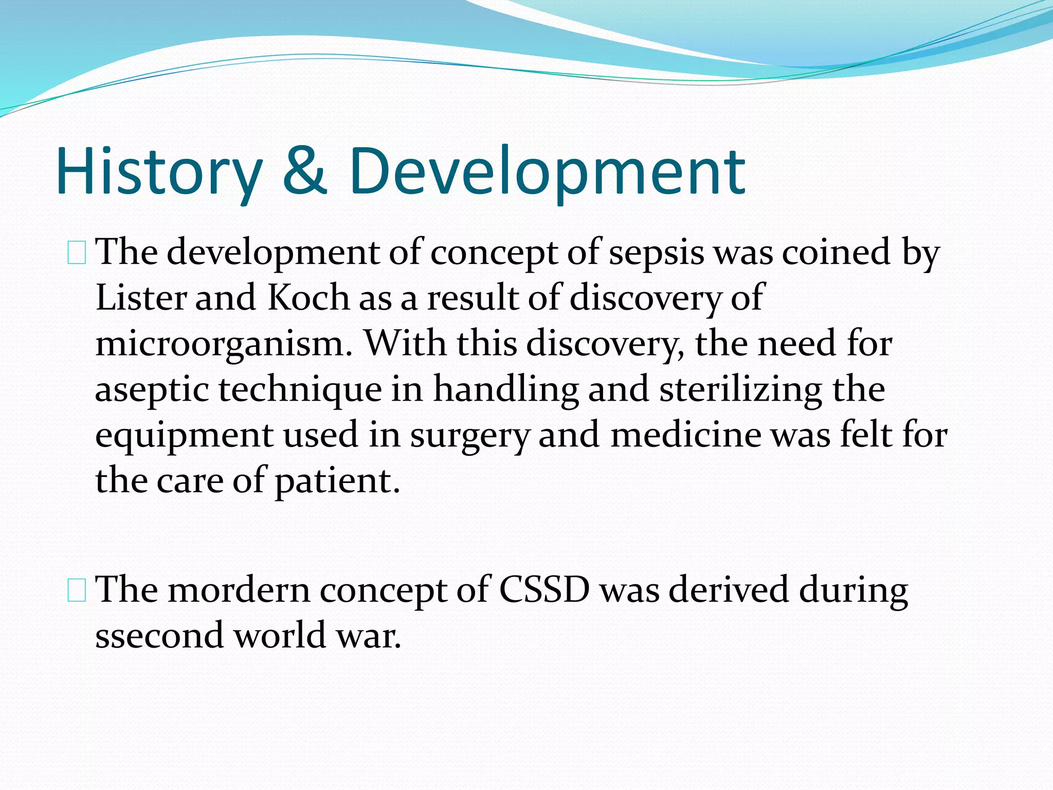 Central sterile supply department | PPTX