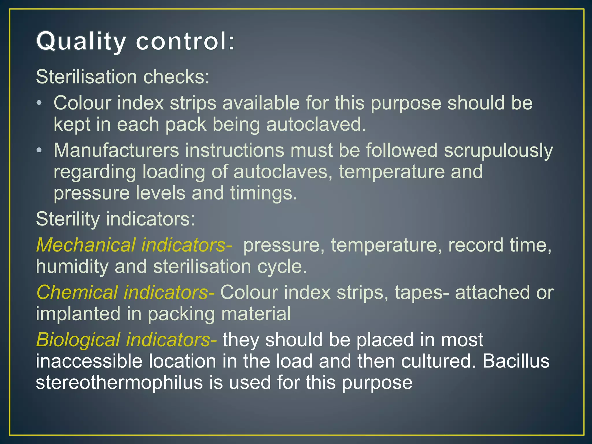 Central sterile supply department(cssd) | PPTX