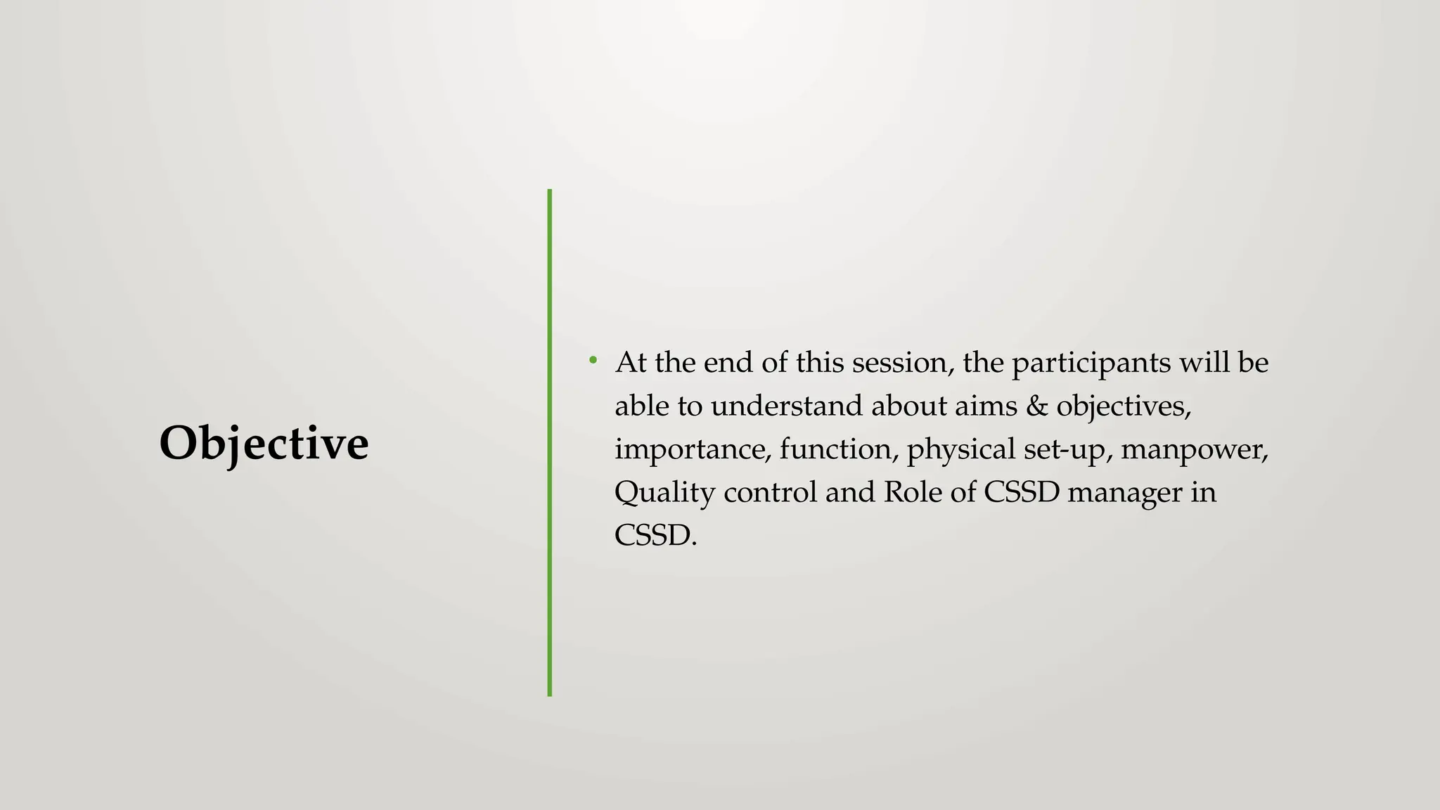 CENTRAL STERILE SUPPLY DEPARTMENT (CSSD) By Sachin dwivedi.pptx