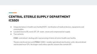 CENTRAL STERILE SUPPLY DEPARTMENT & FLASH STERILIZATION.pptx