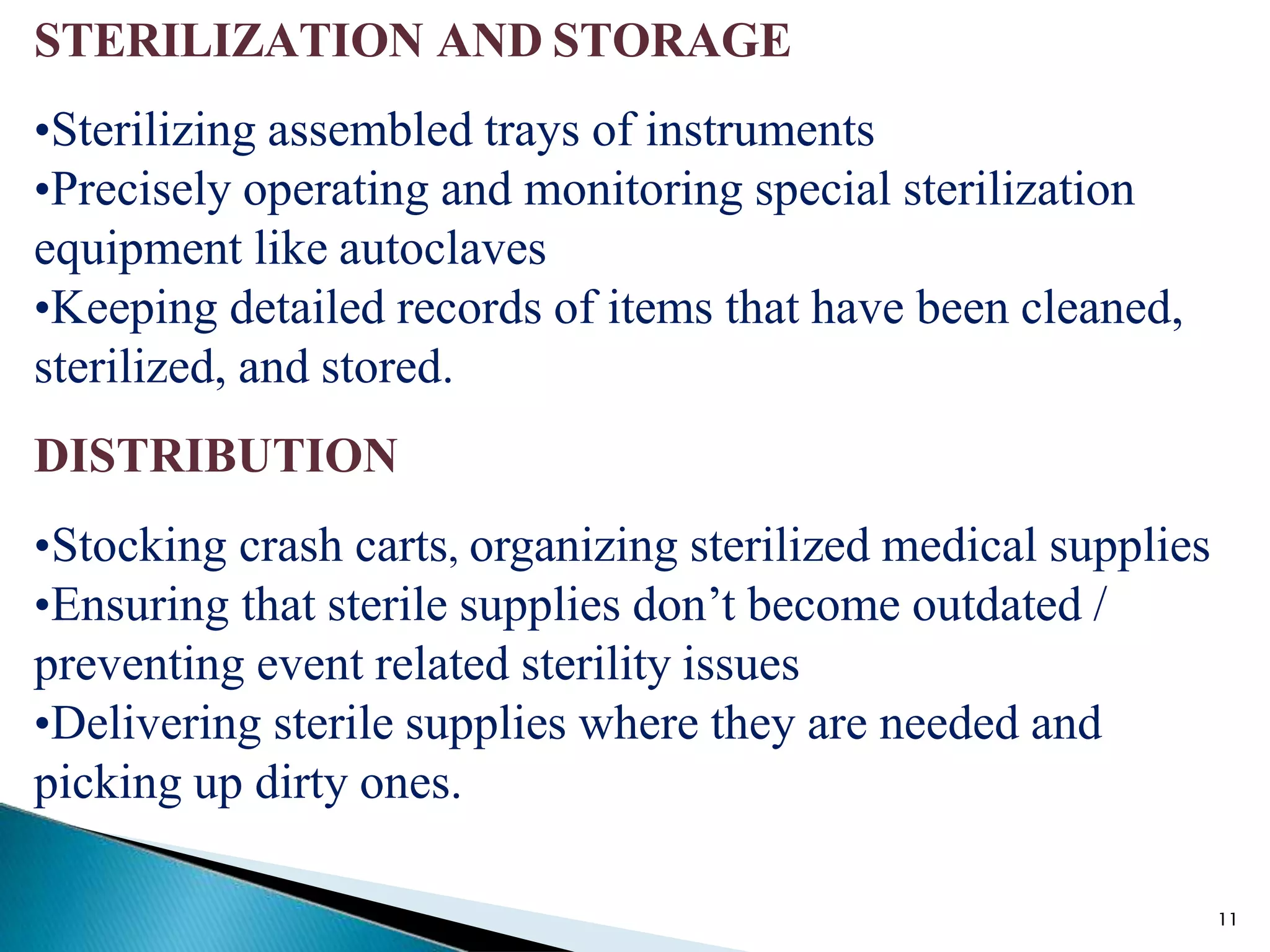 Central sterile supply services (2).pptx | Infectious Diseases ...