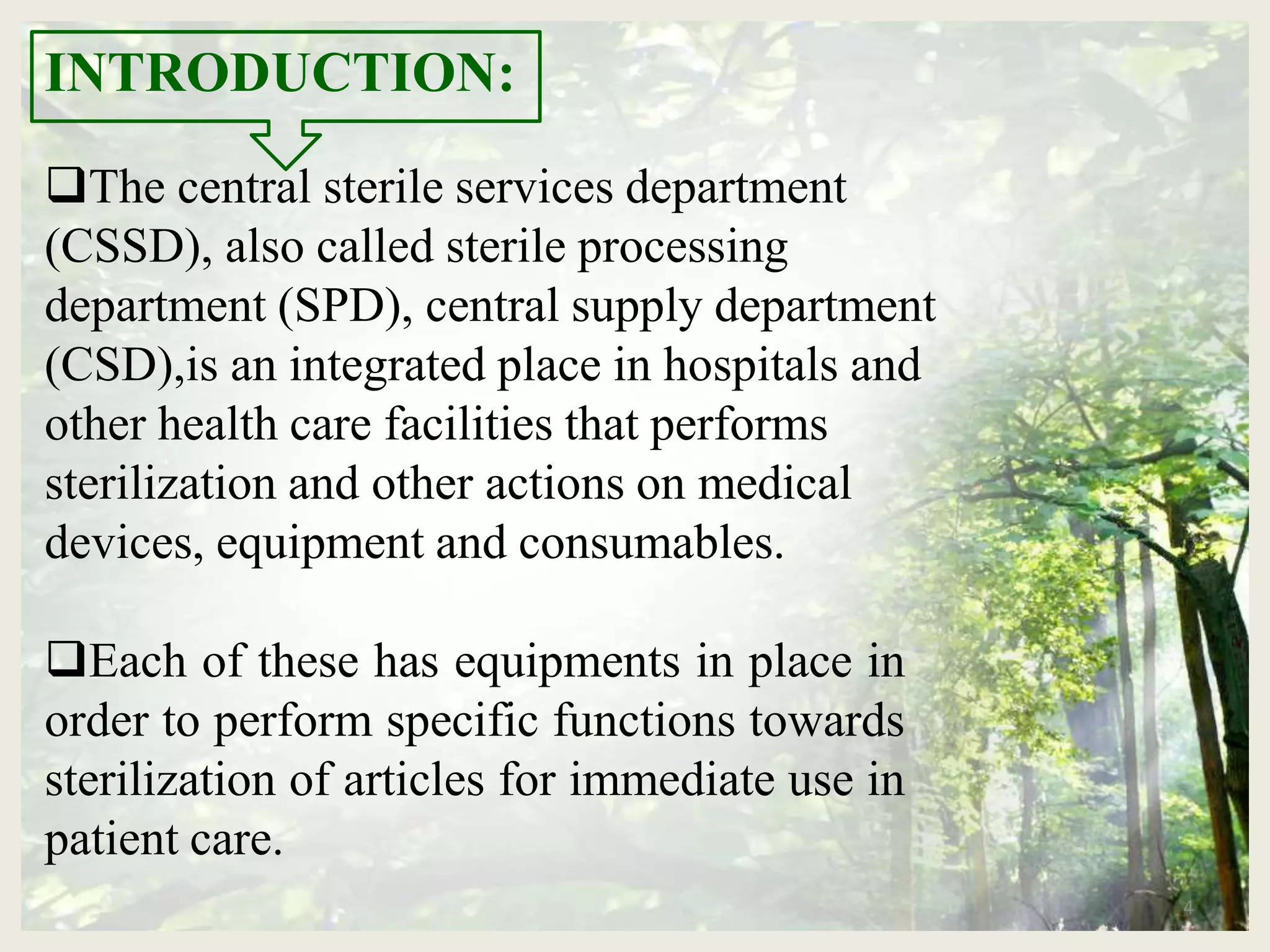 Central sterile supply services (2).pptx | Infectious Diseases ...