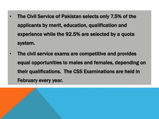 WHAT IS CSS(Central Superior Service) | PDF