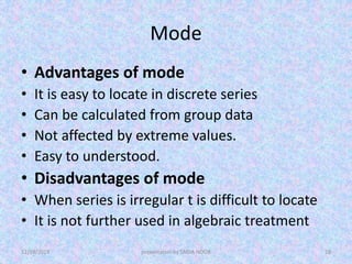 Central tendency | PPTX