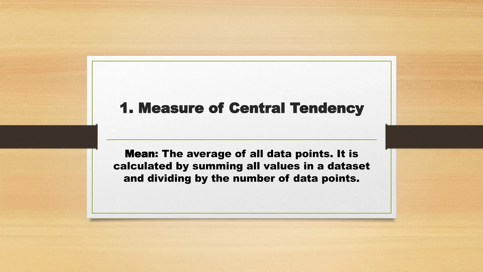 central tendancy,types of measures,types of t test | PPTX