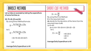CENTRAL TENDENCY AND MEAN AND TYPES IN STATISTICS | PPTX | Business ...